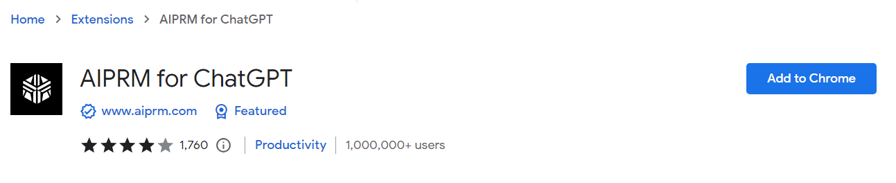The Future of Prompting: AIPRM Chrome Extension for ChatGPT
